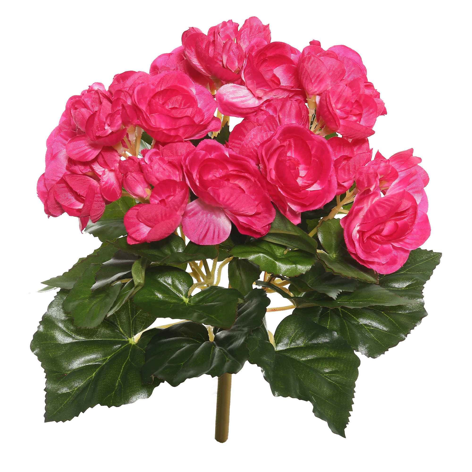 Winston Porter Artificial Begonia Bush & Reviews | Wayfair