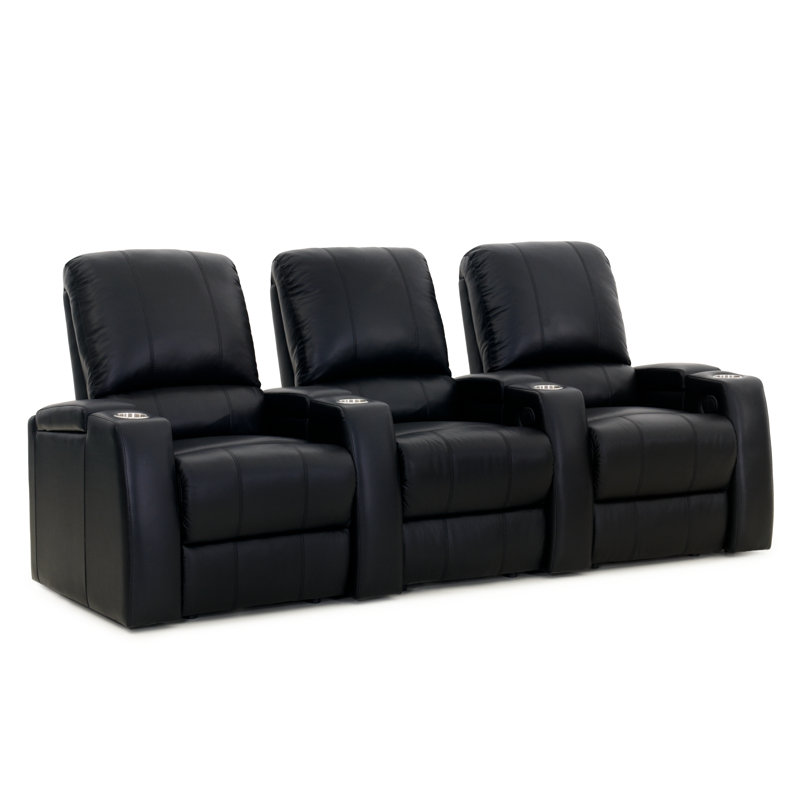 Latitude Run® Home Theater Sofa (Row of 3) | Wayfair
