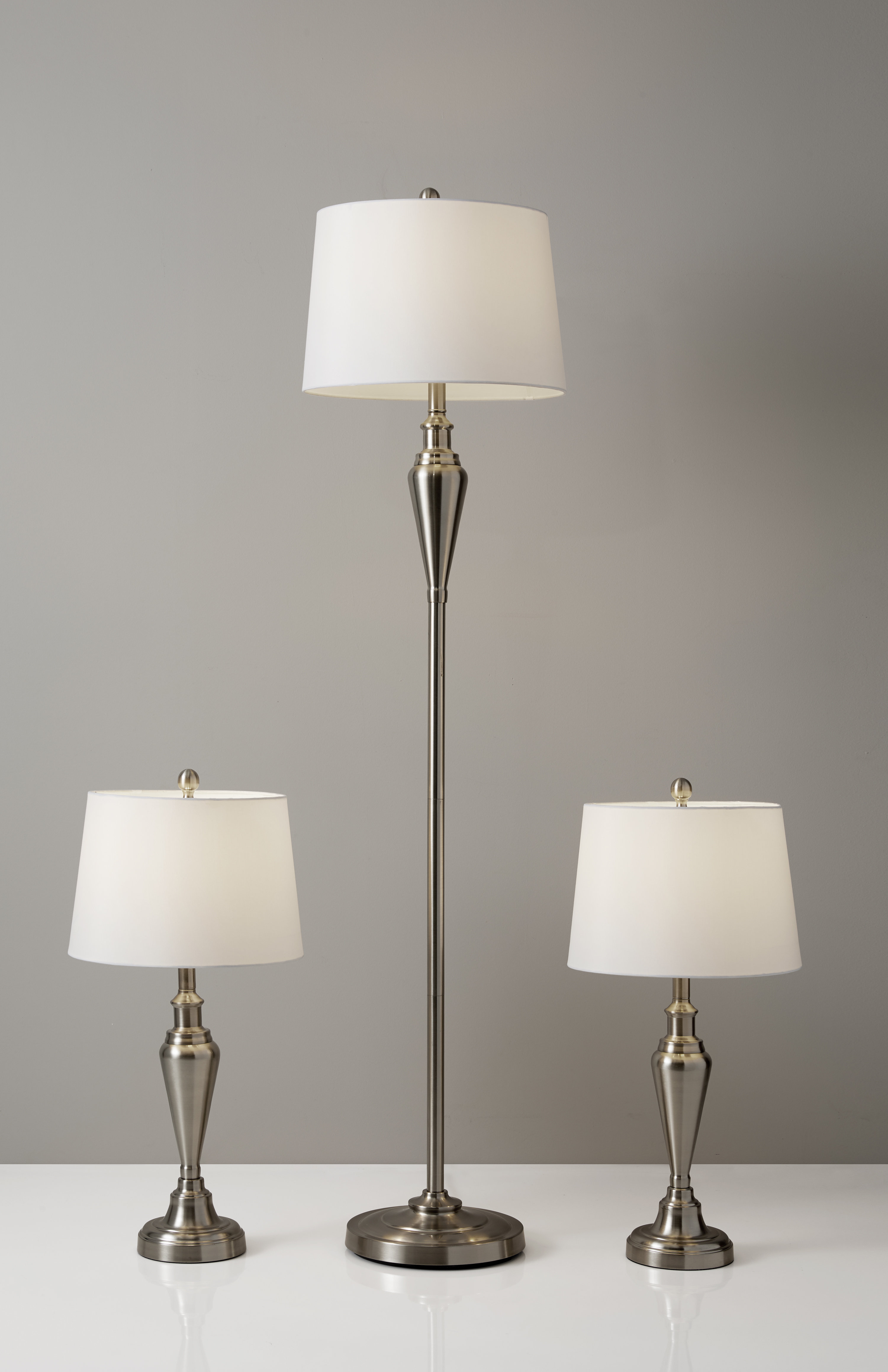 Canora Grey Bremer 3 Piece Table and Floor Lamp Set & Reviews | Wayfair