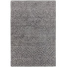 Everly Quinn Terri Geometric Handmade Wool Area Rug in Gray | Wayfair