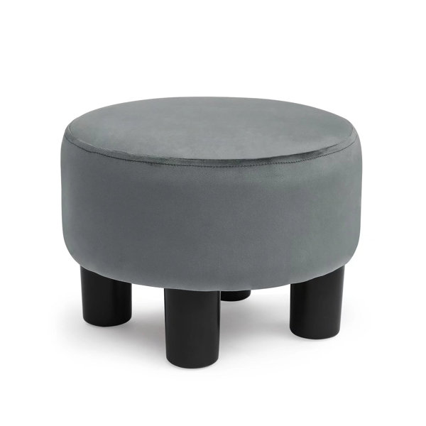 Latitude Run® Round Footstool Ottoman & Reviews | Wayfair