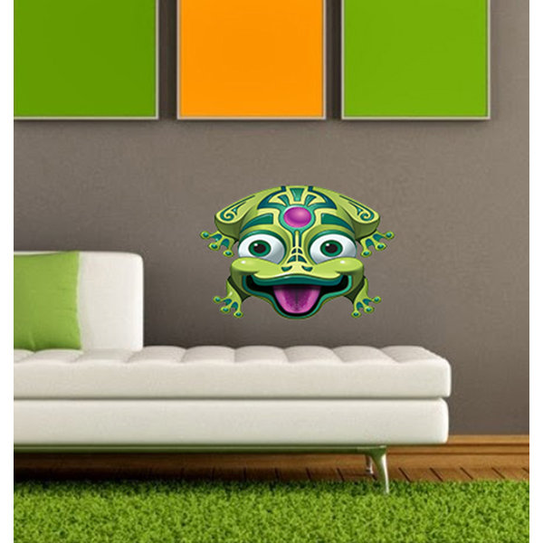 Trinx Aztec Frog Decal, Aztec Frog Sticker, Aztec Frog Wall Decor | Wayfair