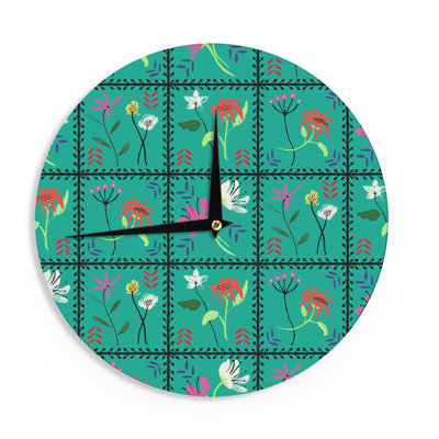 Mosaic Tile Wall Clock | Wayfair