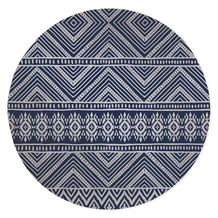Kavka Scandi Hard Floor Straight Round Chair Mat | Wayfair