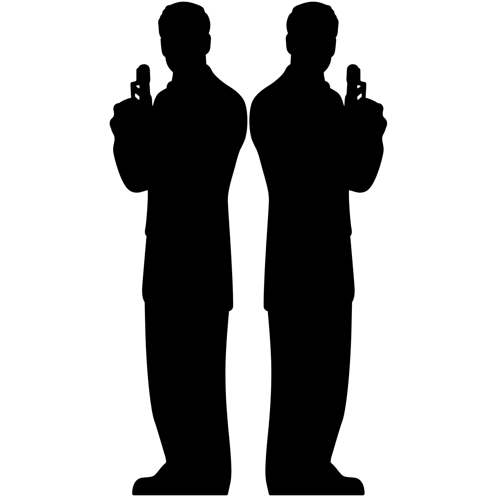 Star Cutouts Secret Agent Male Double Cardboard Standup | Wayfair