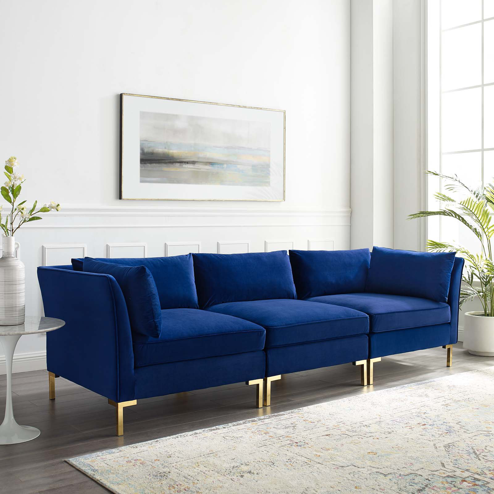 Everly Quinn Patton 103'' Upholstered Sofa & Reviews | Wayfair