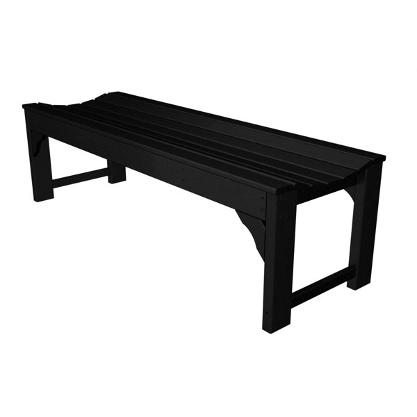 POLYWOOD® Traditional Garden Backless Bench & Reviews | Wayfair