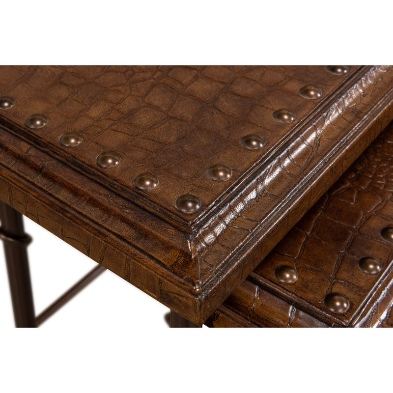 Sarreid Ltd Croc Rectangular End Table & Reviews | Perigold