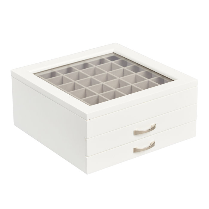 Wrought Studio Dupont Glass Top Jewelry Box & Reviews | Wayfair