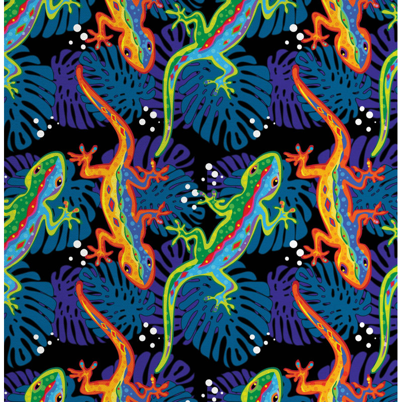 East Urban Home Gecko Fabric | Wayfair