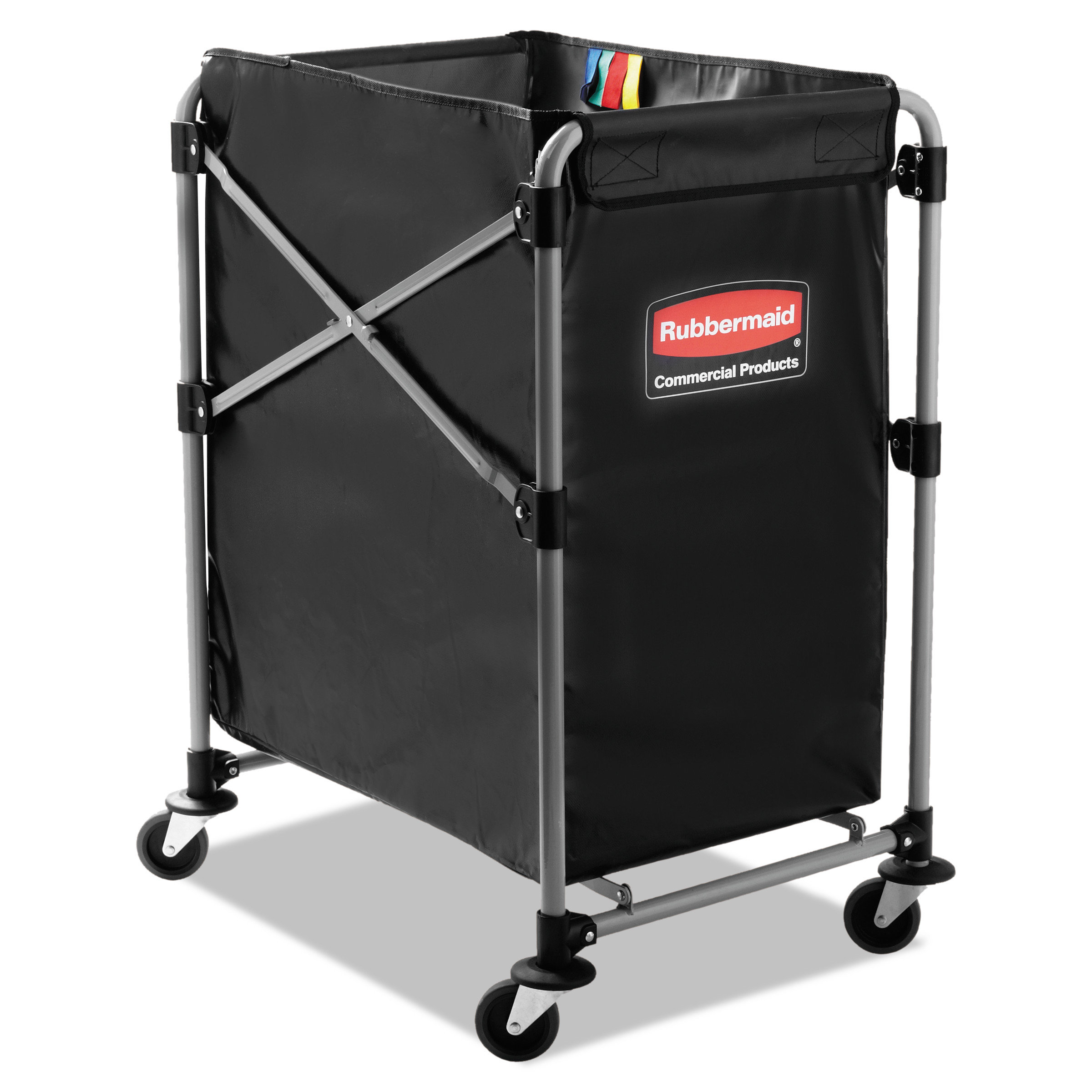 Rubbermaid Commercial Products 4-Bushel Collapsible Utility Cart ...