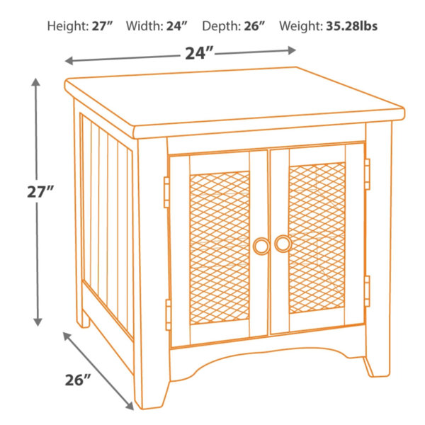 Gracie Oaks Etha 27'' Tall End Table & Reviews | Wayfair
