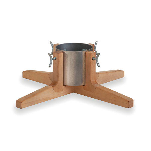 TreeNest Rustic Live Tree Stand & Reviews | Wayfair