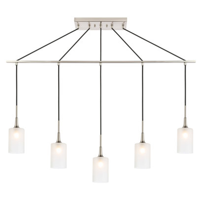 Ebern Designs Shults 5 - Light Kitchen Island Bell Pendant | Wayfair