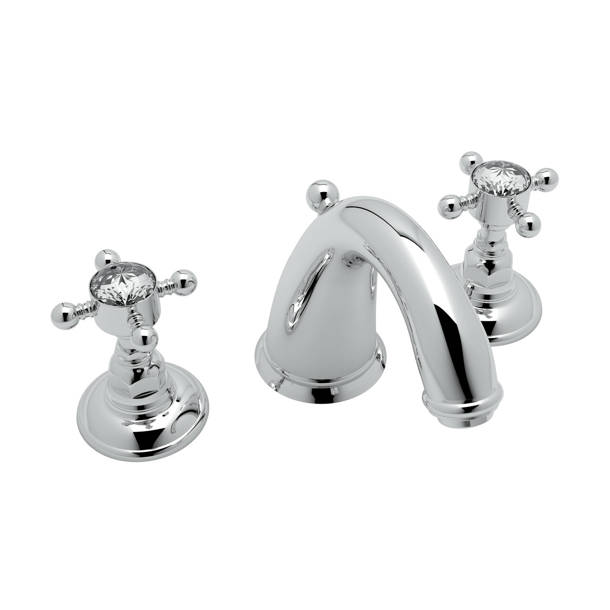 Rohl Viaggio Widespread Bathroom Faucet with Drain Assembly & Reviews ...
