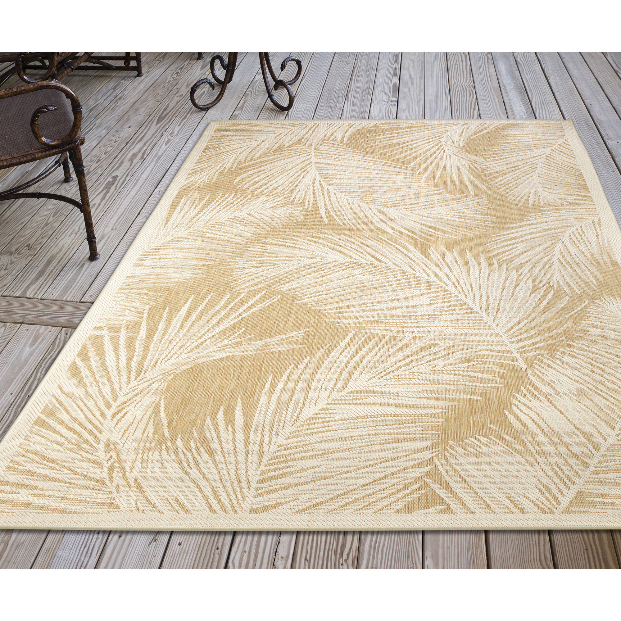 Beachcrest Home Adal Sand Indoor/Outdoor Rug & Reviews | Wayfair