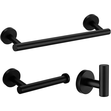 Wayfair | Black Bathroom Hardware Sets You'll Love in 2021