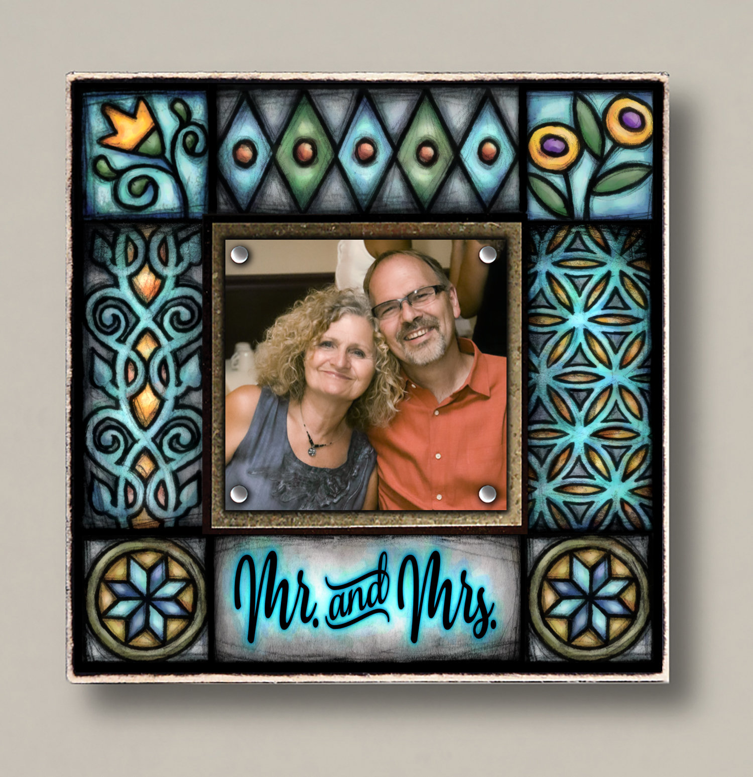 Trinx Mr & Mrs Picture Frame | Wayfair
