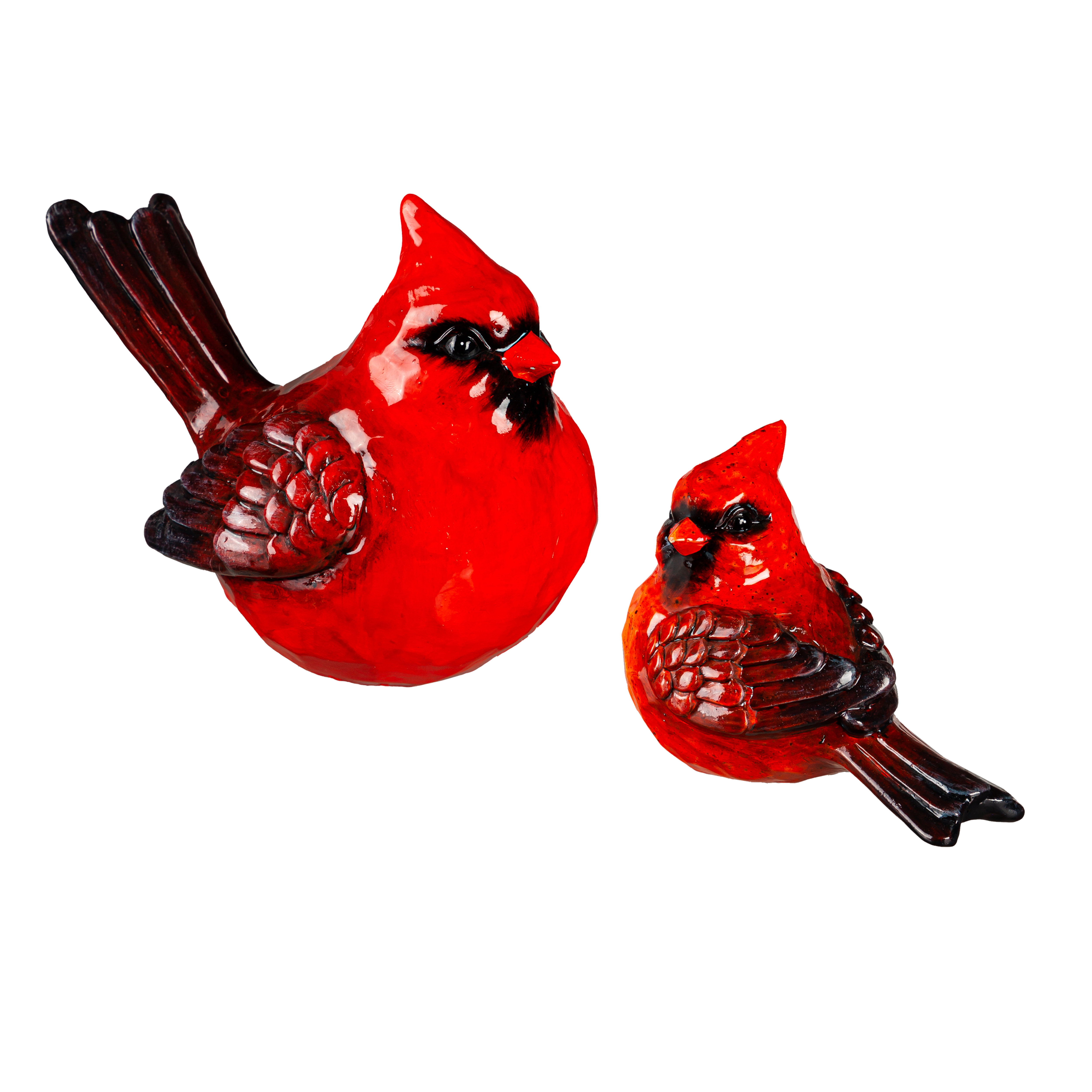 Winston Porter Jaiprkesh 2 Piece Cardinal Garden Statue Set | Wayfair