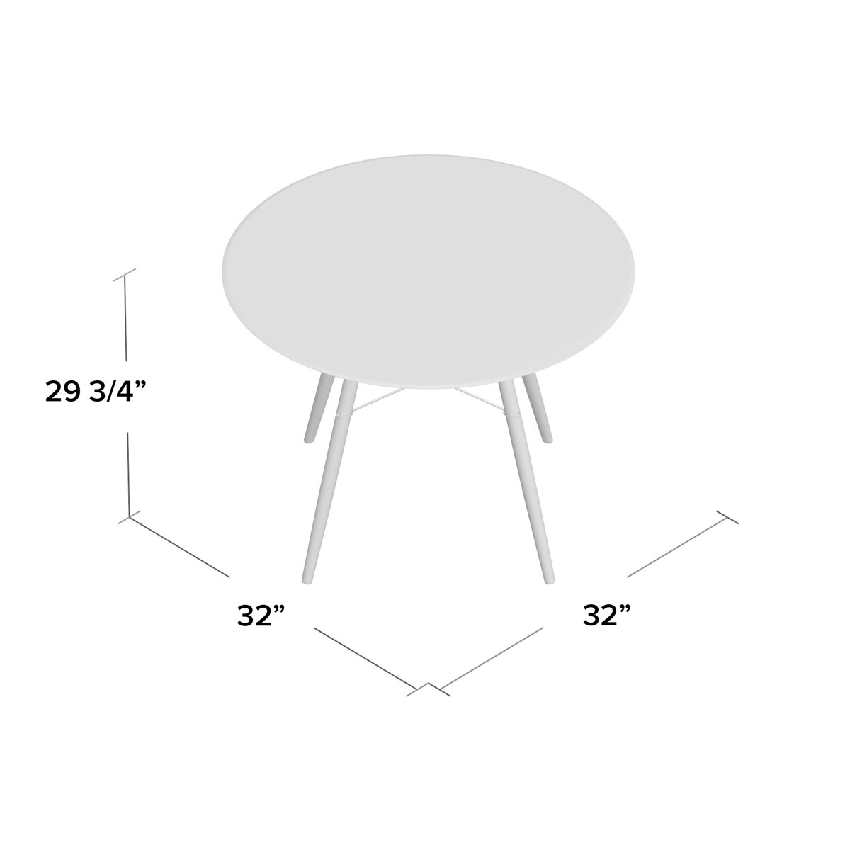 Hashtag Home Traynor 32'' Dining Table & Reviews | Wayfair
