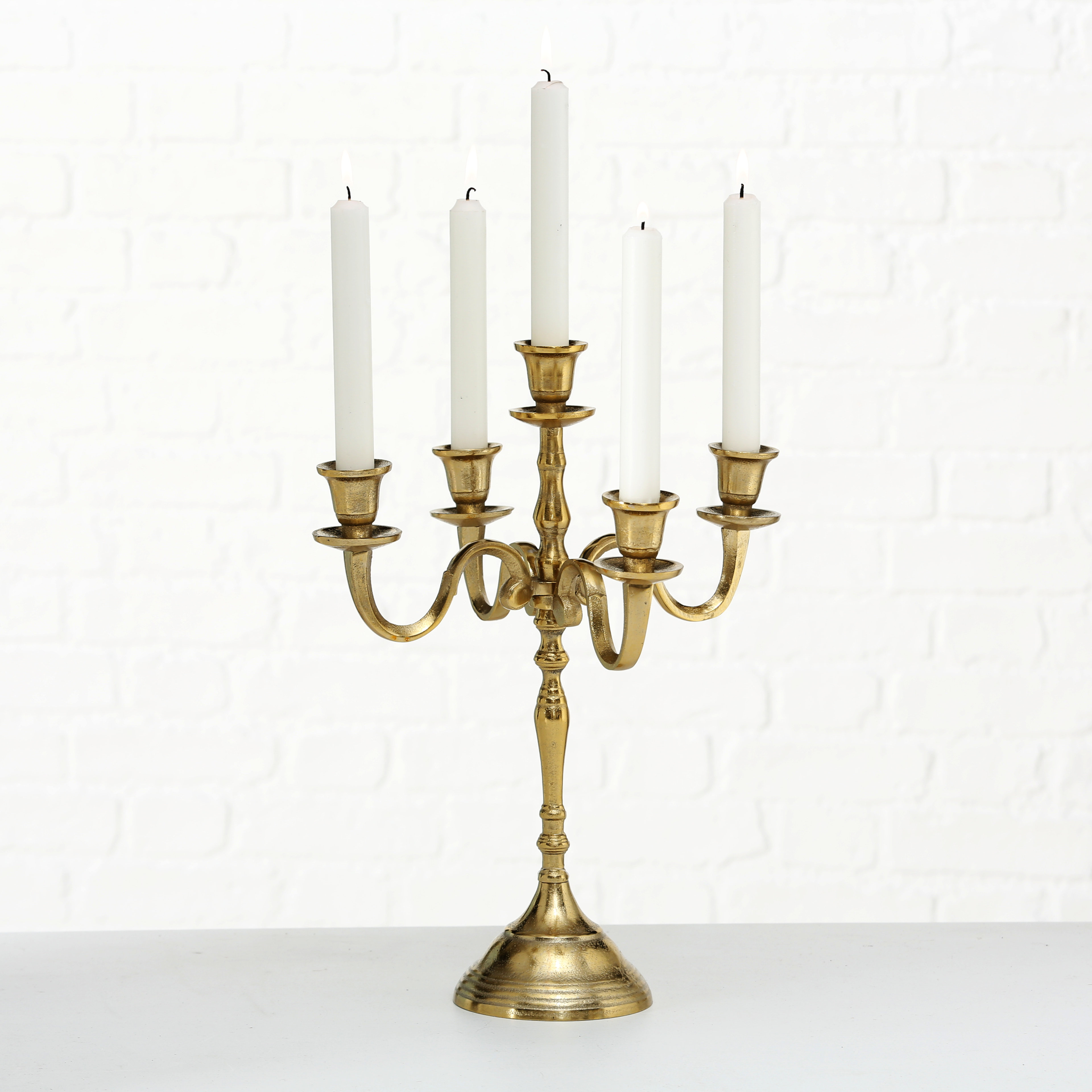 Ophelia & Co. Hampton 15.7" Metal Tabletop Candelabra & Reviews | Wayfair