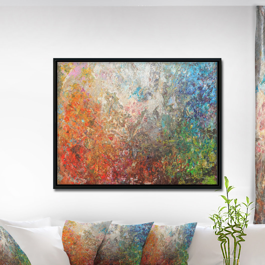 East Urban Home Abstract Board Stained Abstract - Painting | Wayfair