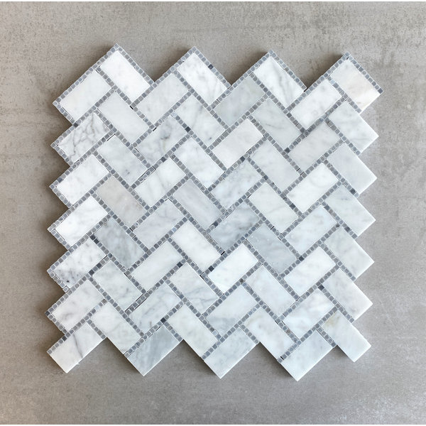 ES Stone Straight Edge Natural Stone Marble Mosaic Sheet Wall Floor Use ...