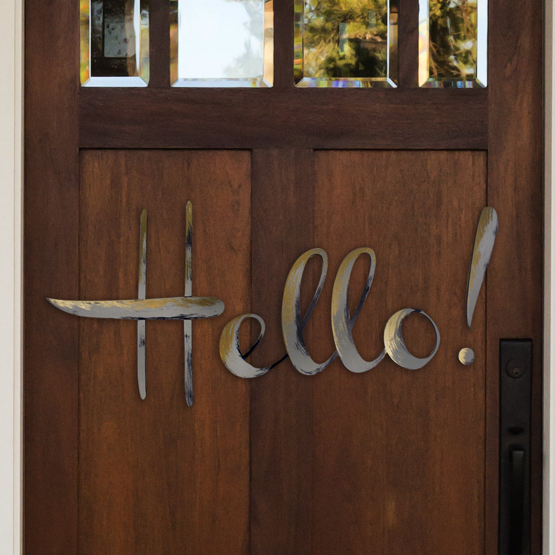 Letter2Word Hello Wall Décor & Reviews | Wayfair