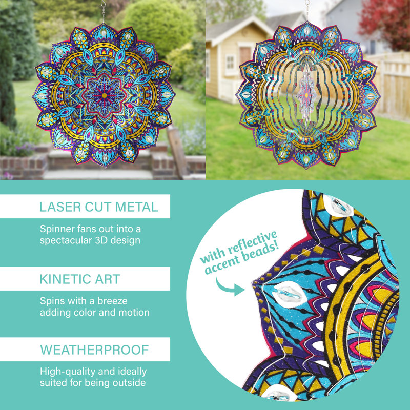 Exhart Laser Cut Wind Spinner Instructions at Dena Fraley blog