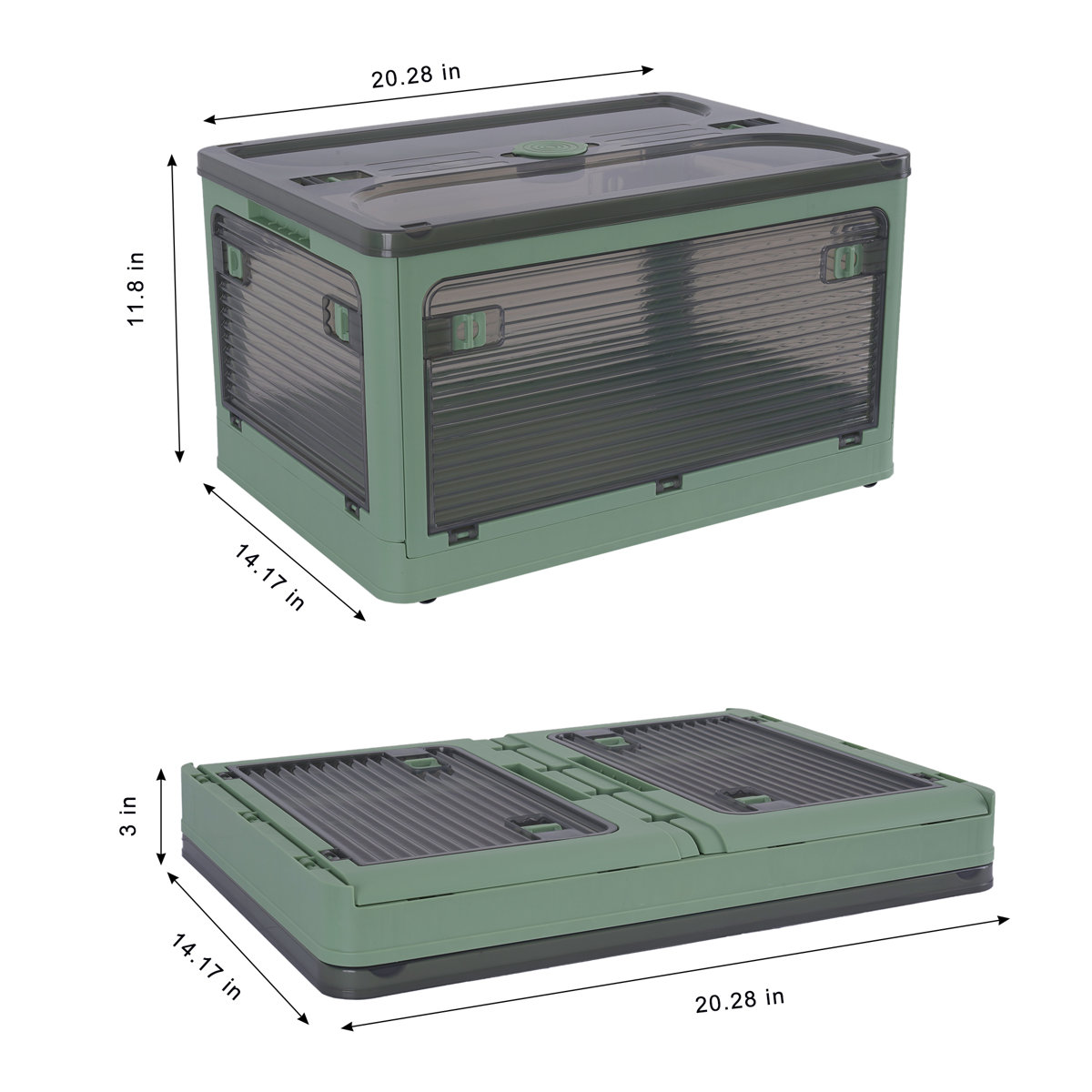 Rebrilliant Plastic Storage Box | Wayfair