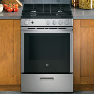GE Appliances 24" 2.9 Cubic Feet Gas Freestanding Range & Reviews | Wayfair