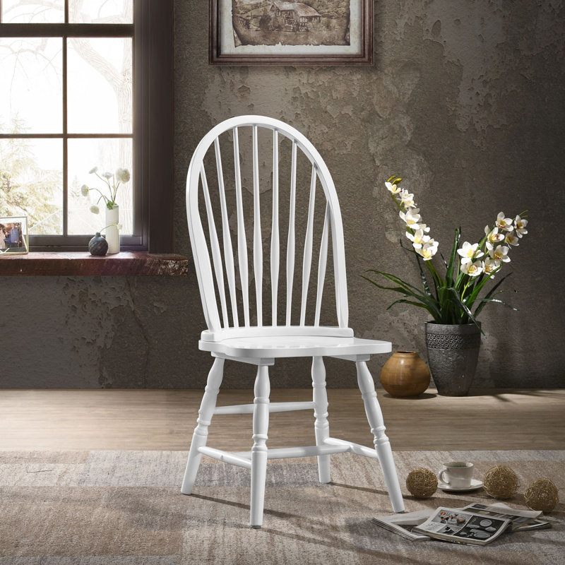 Andover Mills™ Wisconsin Solid Wood Windsor Back Side Chair & Reviews ...