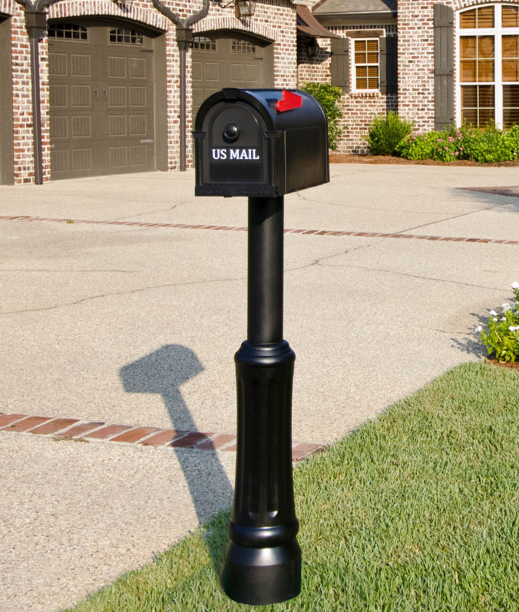 Postal Pro Mailboxes Madison 50" H Surface Mount Decorative Post ...