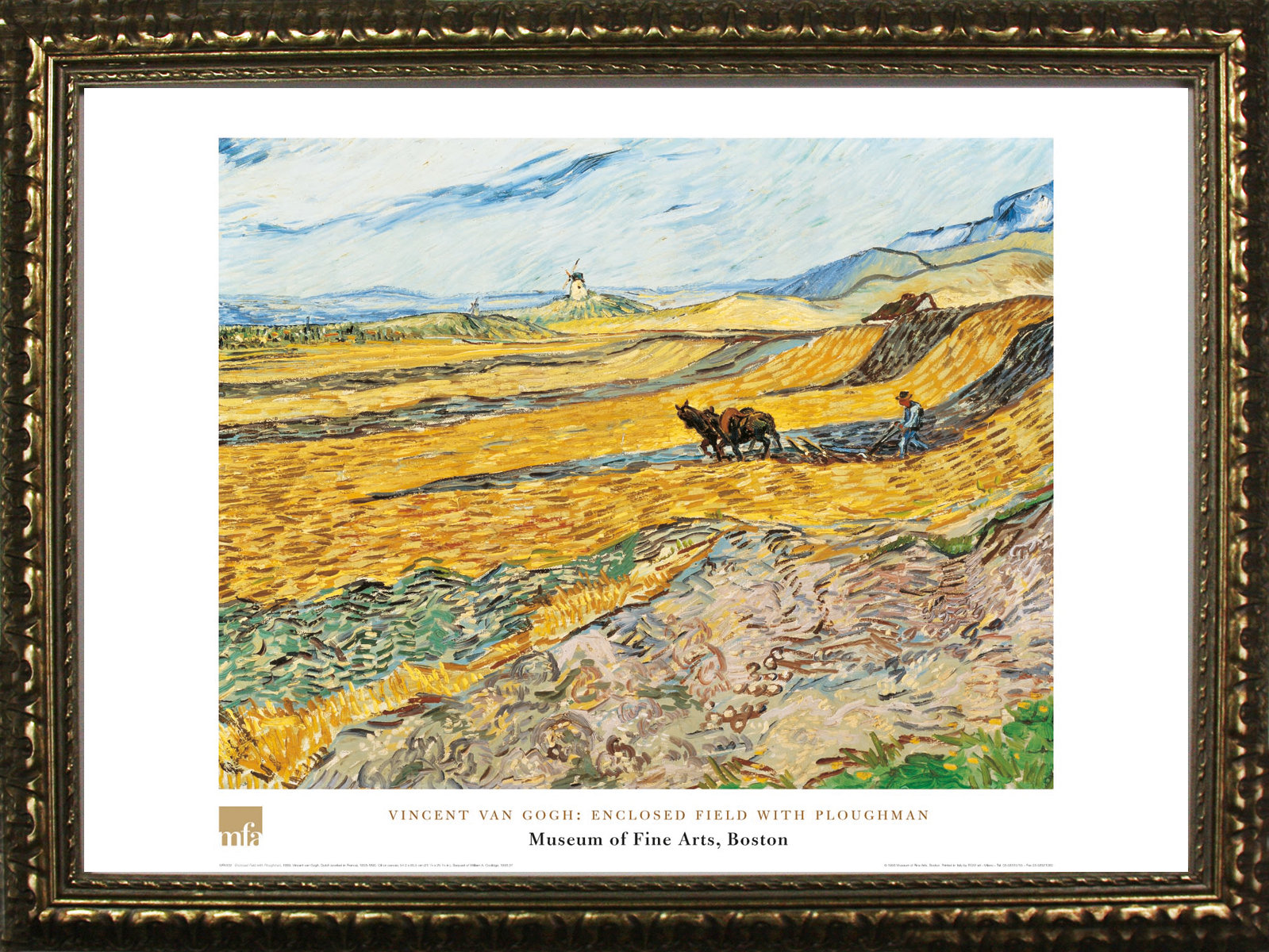 Vault W Artwork Museum Masters Vincent Van Gogh - Picture Frame Print ...