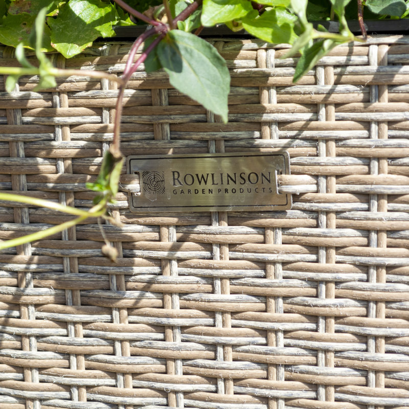 Rowlinson (WL) Tall Trough Rattan Planter Natural | Wayfair.co.uk