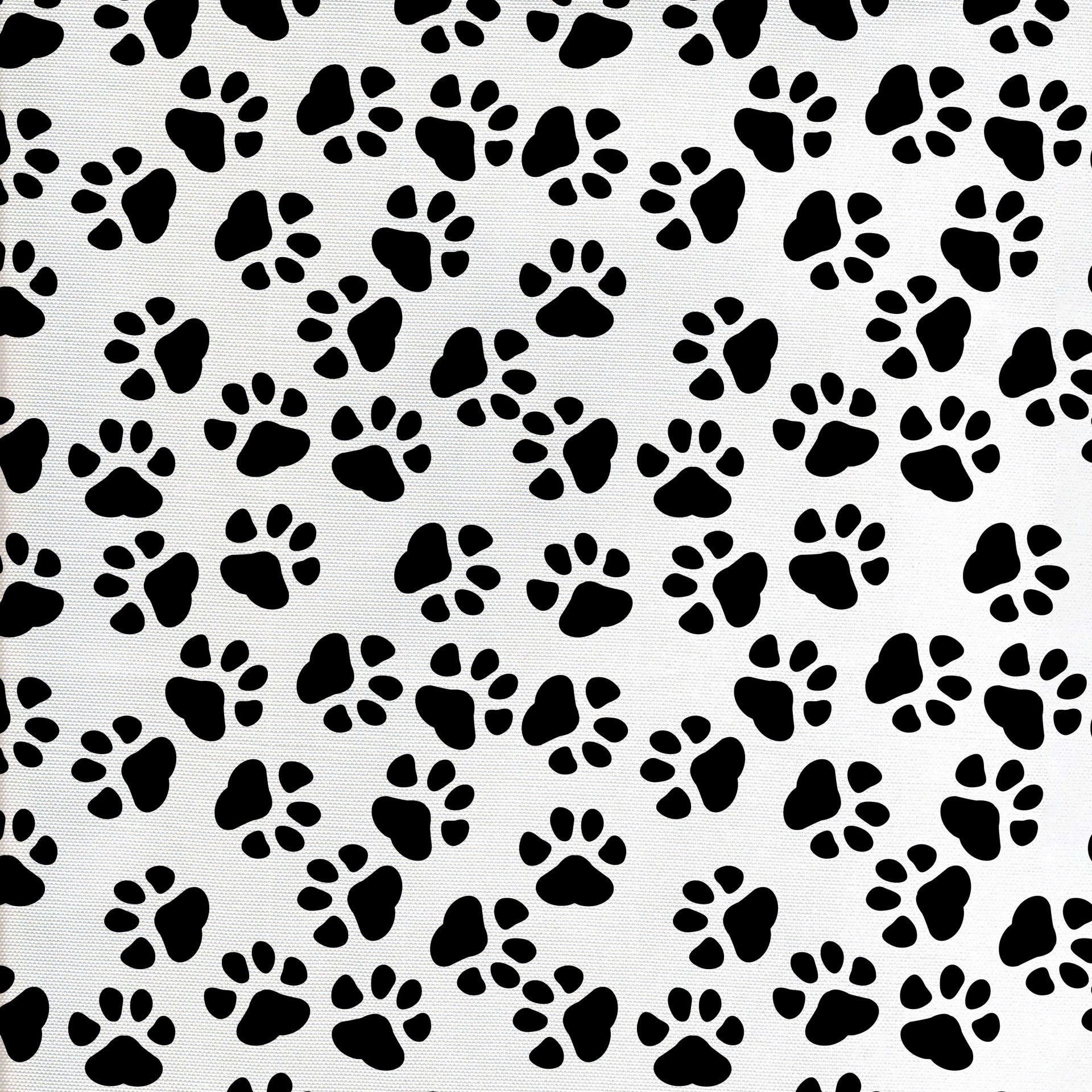 East Urban Home Paw Print Fabric | Wayfair