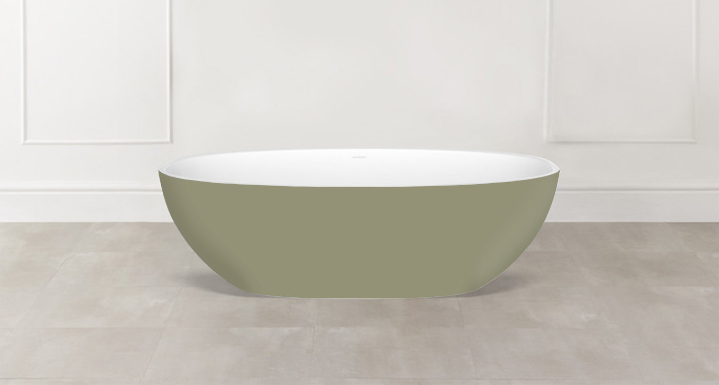 Victoria + Albert Barcelona Painted 66-7/8" x 31-3/4" Freestanding ...