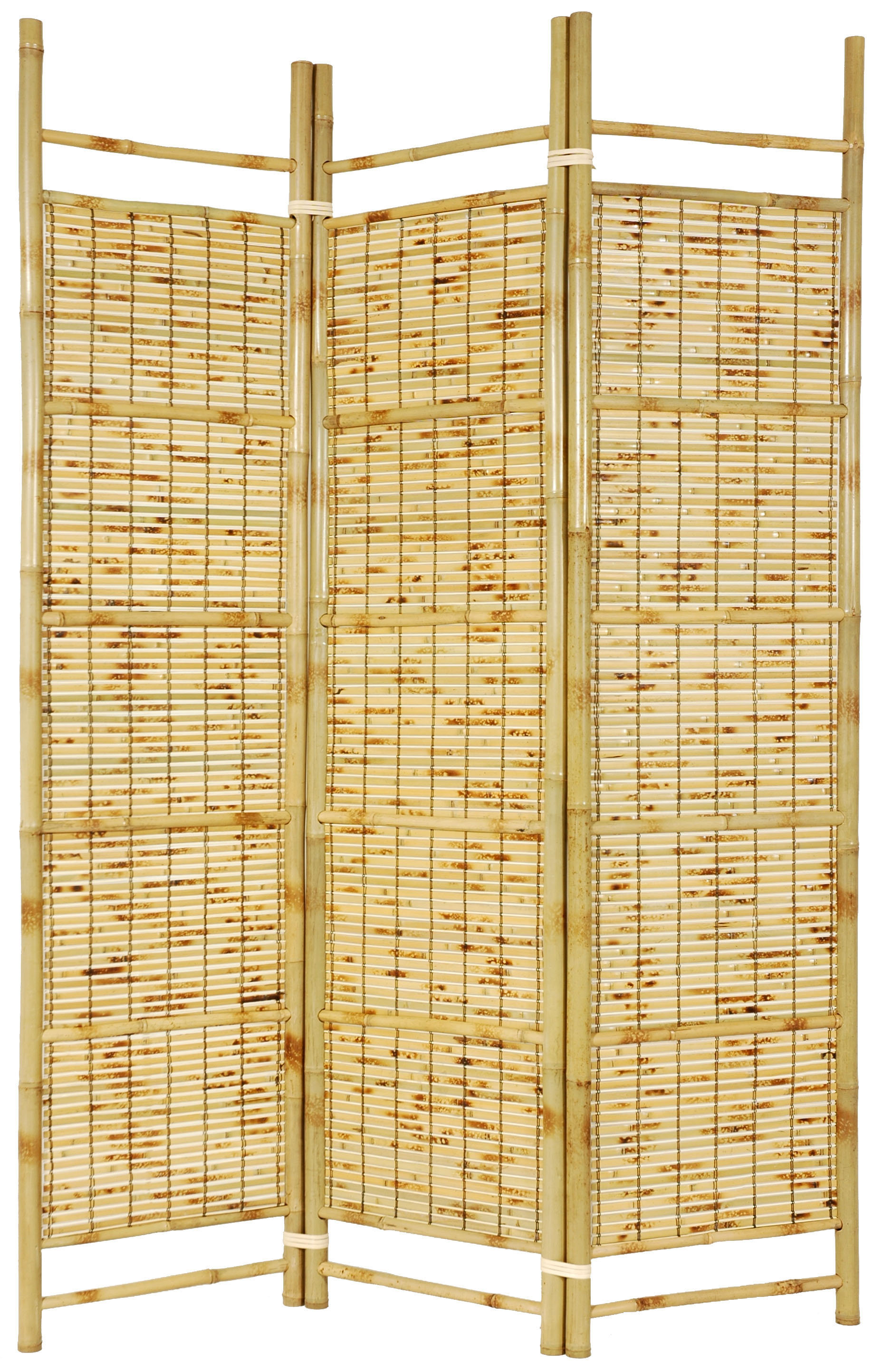 Bay Isle Home Mabie 41.82'' W x 72'' H 3 - Panel Solid Wood Folding ...