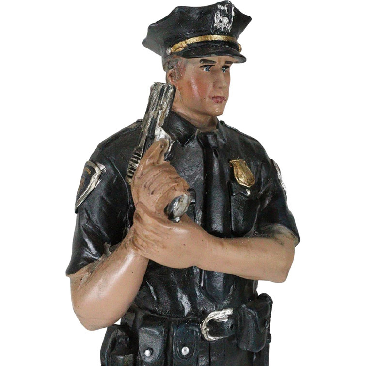 Winston Porter Police Man Officer Cop In Uniform Carrying Gun Figurine ...