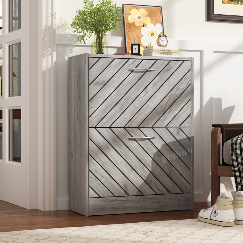 Union Rustic 12 Pair Shoe Storage Cabinet & Reviews | Wayfair