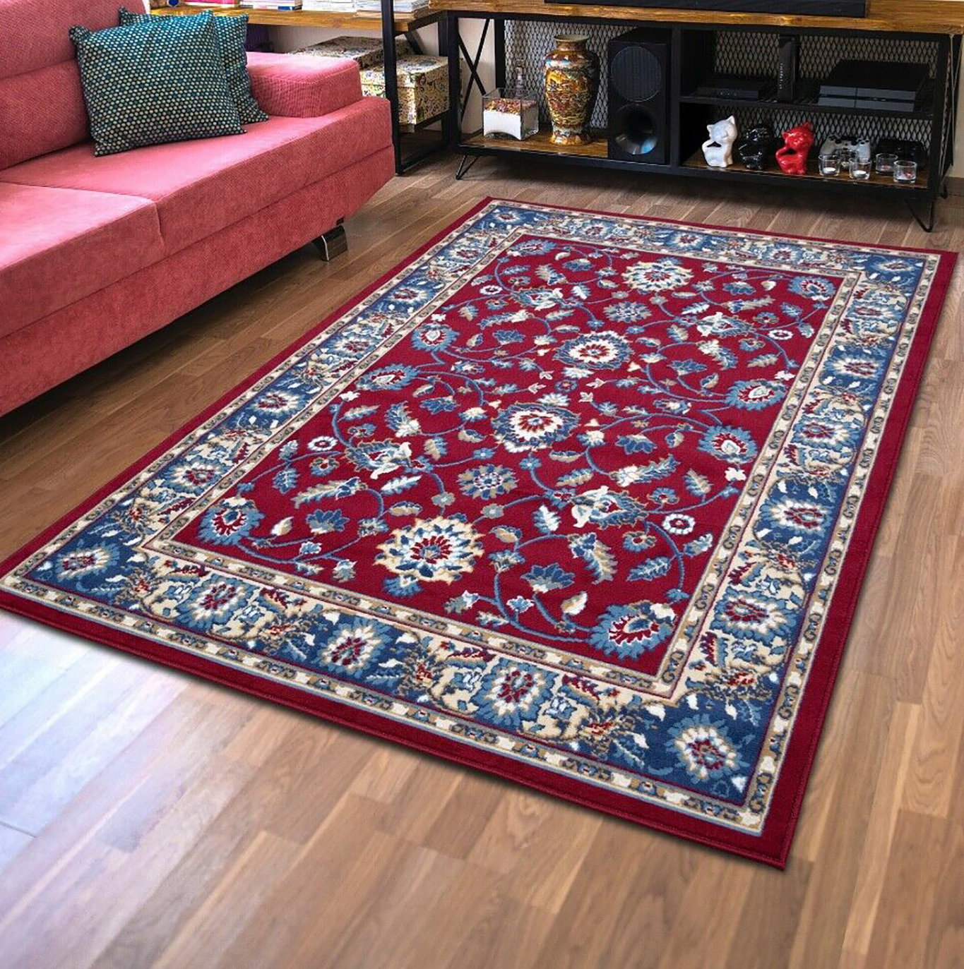 Canora Grey Kimes Performance Red Rug | Wayfair