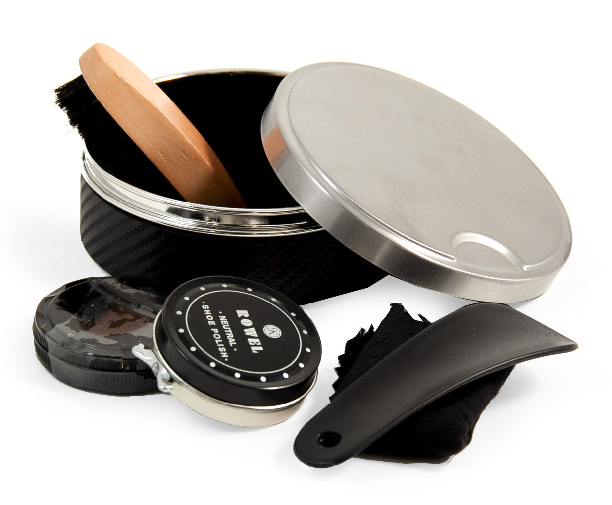 Charlton Home® 5 Piece Shoe Shine Set | Wayfair