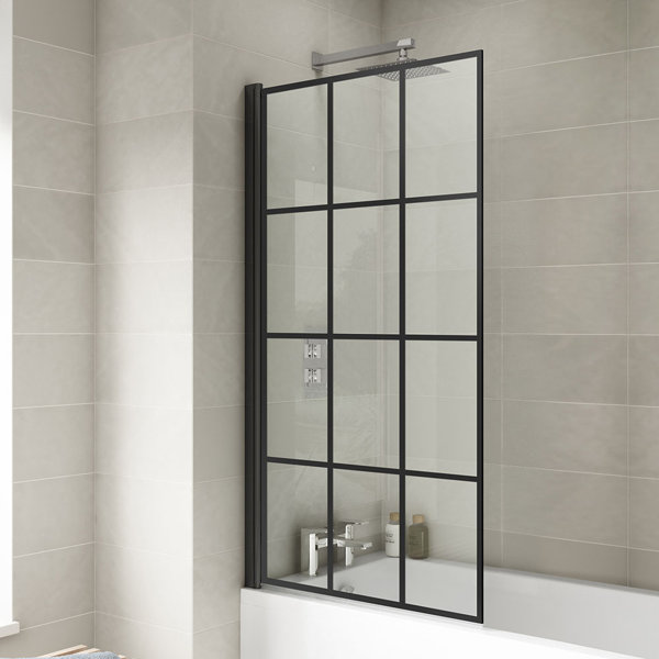 Wayfair Samples Cicely 45Mm 780Mm W x 1400Mm H Folding Framed Bath ...