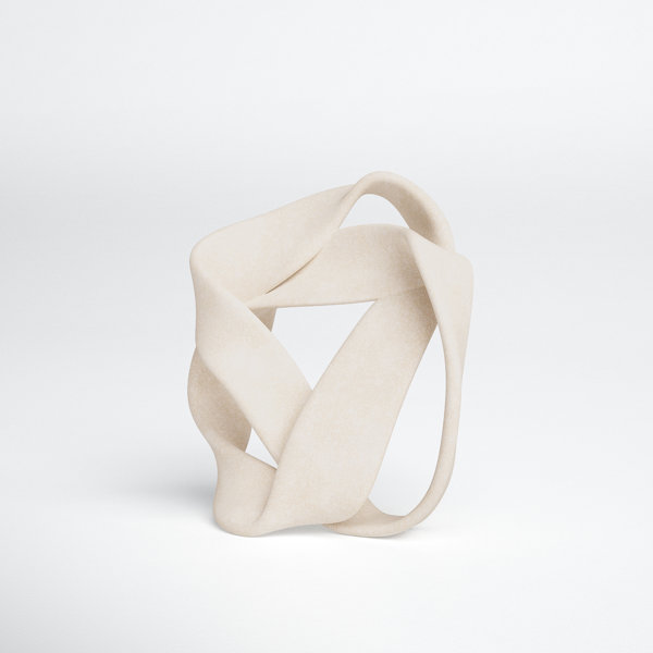 Joss & Main Vonetta Tangled Table Object In Off White Resin & Reviews ...