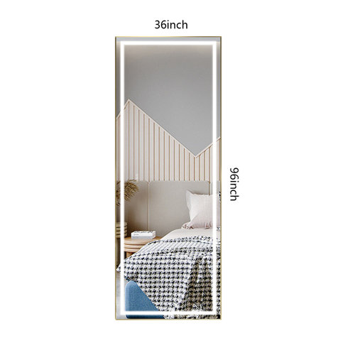 WESTINUS Rectangle LED Metal Wall Mirror | Wayfair