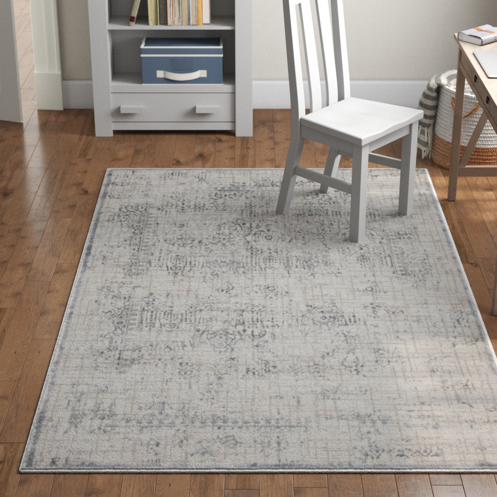 Grovelane Alissa Abstract Gray Area Rug & Reviews | Wayfair