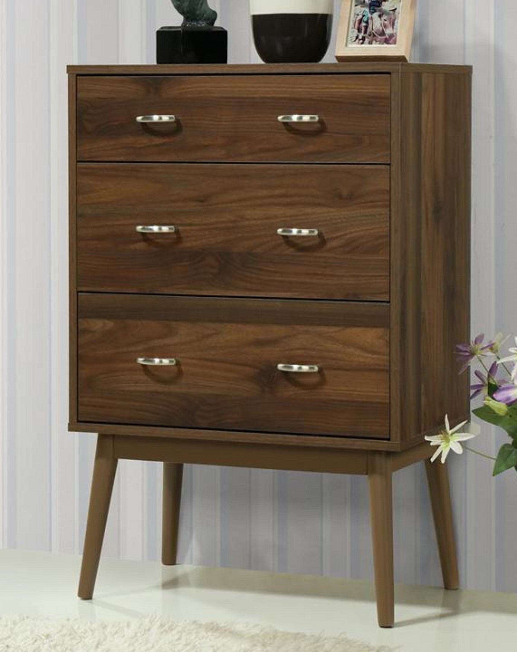George Oliver Devos 3 - Drawer Dresser & Reviews | Wayfair