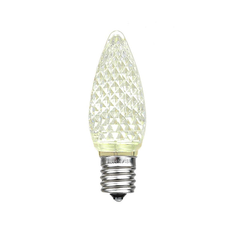 Novelty Lights 25 Watt Equivalent, C9 LED Dimmable Light Bulb, E17 ...
