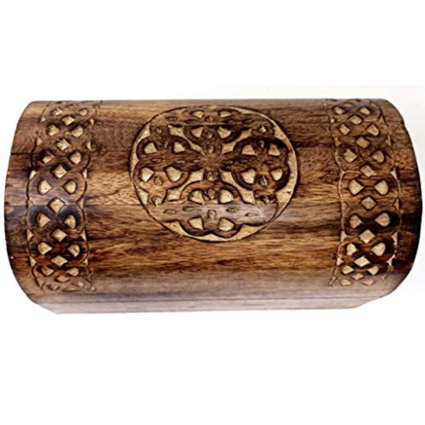 Alcott Hill® STORE INDYA Rustic Wooden Keep Sake Jewellery Box With ...