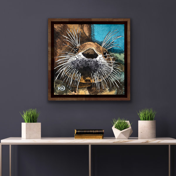 Rosecliff Heights Sea Otter by Kim Winberry - Unframed Painting on ...